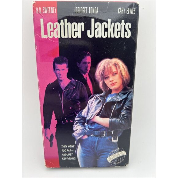 Media | Leather Jackets Bridget Fonda Cary Elwes Db Sweeney Vhs G1 ...